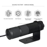 China Aluminum Alloy Infrared Temperature Sensor 4-20mA Output with 50:1 Distance Ratio and -50°C to 1800°C Range for sale
