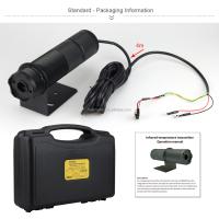 China Aluminum Alloy Infrared Temperature Sensor 4-20mA Output with 50:1 Distance Ratio and -50°C to 1800°C Range for sale