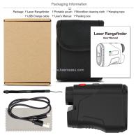 China Kaemeasu D450 Rechargeable Golf Rangefinder with 450m Range and 6.5x Magnification for Distance and Speed Measurement for sale