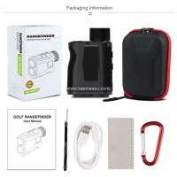 China Kaemeasu 1500m Laser Rangefinder Golf Hunting USB Charging 95% Transmittance 7X Magnification for sale