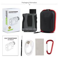 China Kaemeasu 600m Laser Rangefinder 7x Magnification USB Charging Golf Distance Meter 95% Transmittance for sale
