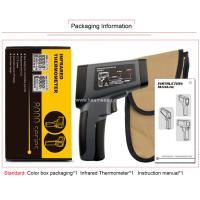 China Kaemeasu Infrared Thermometer Gun -50 to 550℃ Temperature Range with 12:1 Spot Ratio and DC9V Battery for sale