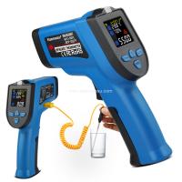 China Kaemeasu 550℃ Color Display Infrared Thermometer with K-Type Thermocouple -50 to 550℃ Range 12:1 Spot Ratio for sale