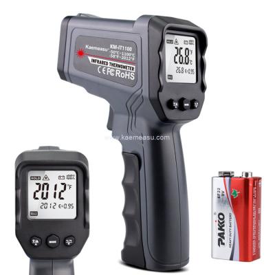 China Kaemeasu 1100℃ Non Contact Infrared Thermometer with 12:1 Distance Ratio and -50 to 1100℃ Range for sale