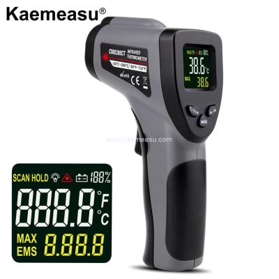 China Kaemeasu Class 1 Laser Safety Infrared Thermometer Gun -50°C to 550°C Range with 12:1 Distance Spot Ratio for sale