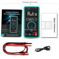 China Kaemeasu 08S Voice Broadcast Multimeter - 1000V DC Voltage, 750V AC, True RMS Tester with Touch Screen for sale