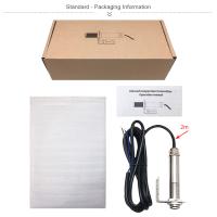 China Kaemeasu Contactless Laser Infrared Temperature Sensor DC 9-24V 304 Stainless Steel -20°C to 600°C Range with 20:1 Distance Ratio for sale
