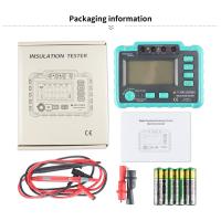 China Kaemesau KM-IR10A Digital Insulation Resistance Tester 250V/500V/1000V with 1999 Count Display and Overload Protection for sale