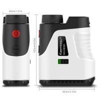 China Handheld Laser Rangefinder 6X 1000m Golf Distance Meter with Slope and Speed Measurement for sale