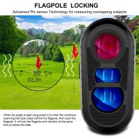 China Mounted Laser rangefinder long distance meter golf rangefinder Mini Range finder telescope for sale