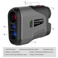 China Golf Laser Rangefinder 6.5X 1000m Handheld Hunting Distance Meter with Slope Speed Measurement for sale