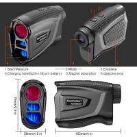China Laser Rangefinder 600M with Flagpole Lock Vibration for Golf Hunting Handheld Distance Measure for sale
