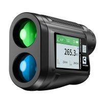 China Touch Screen Digital Laser Rangefinder 5-1500m Golf Hunting Range Finder 6X Magnification for sale