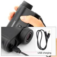 China Rechargeable Laser Rangefinder 450m Digital Distance Meter for Hunting Golf Sport Engineer for sale
