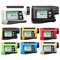 China Touch Screen Digital Golf Laser Rangefinder 5-1500m 6X Magnification IP54 for sale