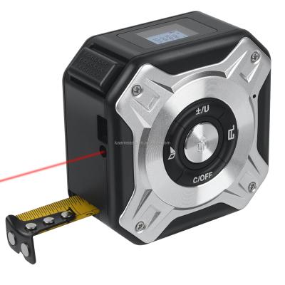 China Multifunction USB Charging Laser Distance Meter 40m Range Tape Measure Electronic Ruler Infrared Measuring Tool for sale