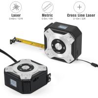 China Multifunction USB Charging Laser Distance Meter 40m Range Tape Measure Electronic Ruler Infrared Measuring Tool for sale