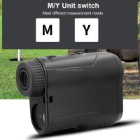 China Telescope Laser Rangefinder 600M Portable USB Charging Monocular Golf Hunting Distance Meter for sale