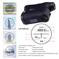 China Laser Rangefinder 900m 984yd Hunting Archery Outdoor Construction Survey Distance Meter with Height Side Angle for sale