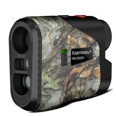China Laser Distance Meter 5-1000m Hunting Rangefinder Telescope with 6X Magnification and Slope Switch for sale