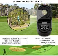 China Laser Distance Meter 5-1000m Hunting Rangefinder Telescope with 6X Magnification and Slope Switch for sale