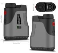 China Golf Laser Rangefinder 6X 1000m Handheld Distance Meter with Slope and Speed Measurement for sale