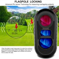 China Golf Laser Rangefinder 6X 1000m Handheld Distance Meter with Slope and Speed Measurement for sale