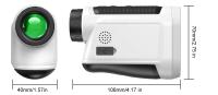 China Golf Sport Laser Range Finder 600-1500m Distance Measuring Instrument with Touch Screen for sale