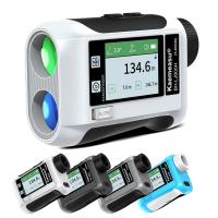 China Golf Laser Rangefinder 6.5X Magnification 1500m Touch Screen Voice Broadcast Slope Switch USB Charge for sale