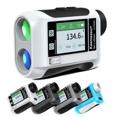China Golf Laser Rangefinder 6.5X Magnification 1500m Touch Screen Voice Broadcast Slope Switch USB Charge for sale