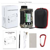 China Customize 1500m Golf Laser Rangefinder Telescope Outdoor Sport Distance Meter Hunting for sale