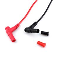 China Digital Multimeter Test Leads 1000V 20A with Gold-Plated Probes and CAT III Safety Rating for sale