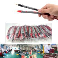 China Digital Multimeter Test Leads 1000V 20A with Gold-Plated Probes and CAT III Safety Rating for sale