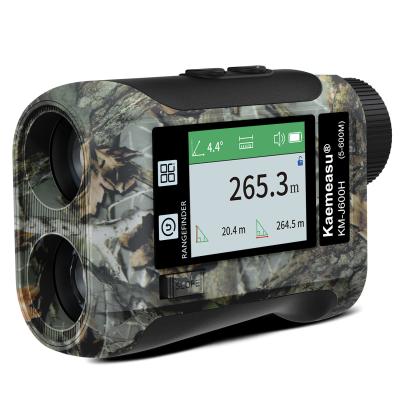 China 1500m Camouflage Golf Laser Rangefinder 6.5X Magnification Hunting Distance Meter for sale
