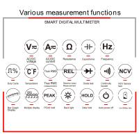 China 04A Digital Multimeter 20000 Counts Bar Graph Display AC/DC 1000V 10A with Temperature Measurement for sale