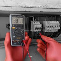 China KM-DM03B Professional Digital Multimeter with True RMS Auto Range 1000V DC Voltage 10A Current Measurement for sale