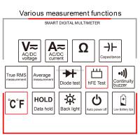 China OEM ODM Digital Multimeter Clamp Meter True RMS 1000V AC DC Voltage Tester with NCV and Diode Test for sale
