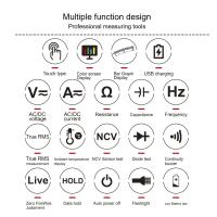 China Wholesale Intelligent Voice True RMS Digital Multimeter 6000 Counts Touch Screen 750V AC 1000V DC for sale