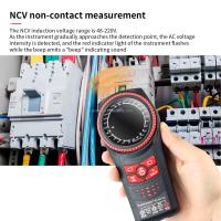 China Auto Range Multimetro NCV Voltage Current Smart Digital Multimeter Tester Continuity Rotary Knob Professional Digital Multimeter for sale