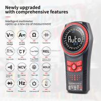 China Auto Range Multimetro NCV Voltage Current Smart Digital Multimeter Tester Continuity Rotary Knob Professional Digital Multimeter for sale