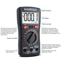 China 3999 Counts TRMS LCD Digital Multimeter Professional NCV Bench Multimeter Electric Smart Automotive Multimeter for sale