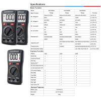 China 3999 Counts TRMS LCD Digital Multimeter Professional NCV Bench Multimeter Electric Smart Automotive Multimeter for sale