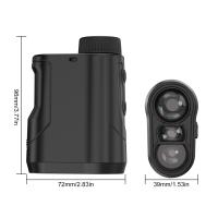 China Professional 1000m Laser Rangefinder 6X Magnification Hunting Golf Distance Meter for sale