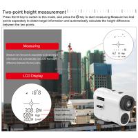China 6X Laser Rangefinder 1000m Hunting Golf Range Finder with Slope Speed Measurement for sale