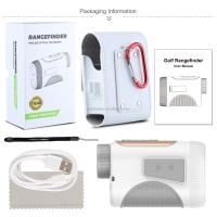 China Mini Golf Rangefinder 1000m Laser Distance Meter 6.5X Magnification Slope Golf Launch Monitor for sale