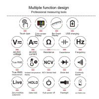 China Digital Multimeter 300mA Measuring Current Range CE RoHS FCC Certified Electrician Testing Equipment for sale