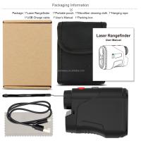 China Digital Laser Rangefinder 1000m 6X Magnification for Golf Hunting Distance Measurement for sale