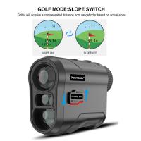 China OEM Digital Laser Rangefinder 6X Golf Range Finder 450m to 1000m Slope Meter Rechargeable for sale