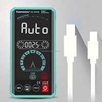 China Digital Multimeter 5999 Counts True RMS AC DC Voltage Current Capacitance Tester with Voice Broadcast USB Rechargeable for sale