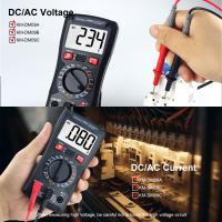 China Digital Multimeter 600V AC DC NCV Diode Test Continuity Buzzer True RMS for sale